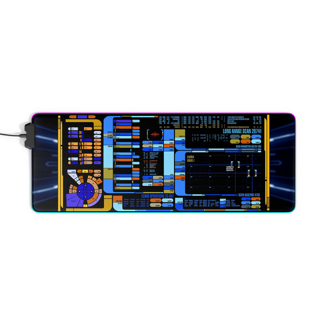 Sci-fi Control Console Display LED Desk Mat – BohoPride
