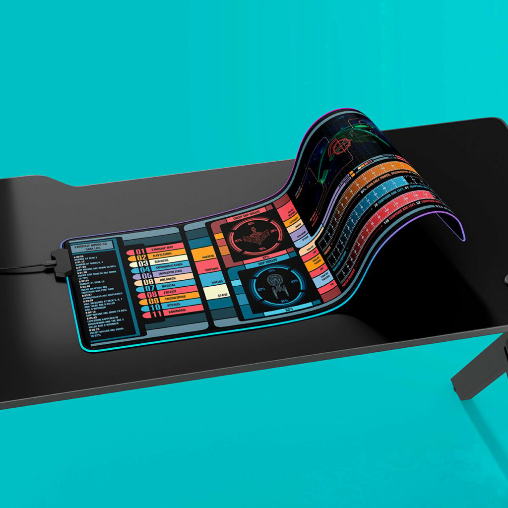 Tactical Console Display LED Desk Mat – Artwork created by Julian ...