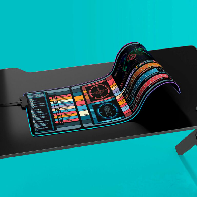 Tactical Console Display LED Desk Mat – Artwork created by Julian ...