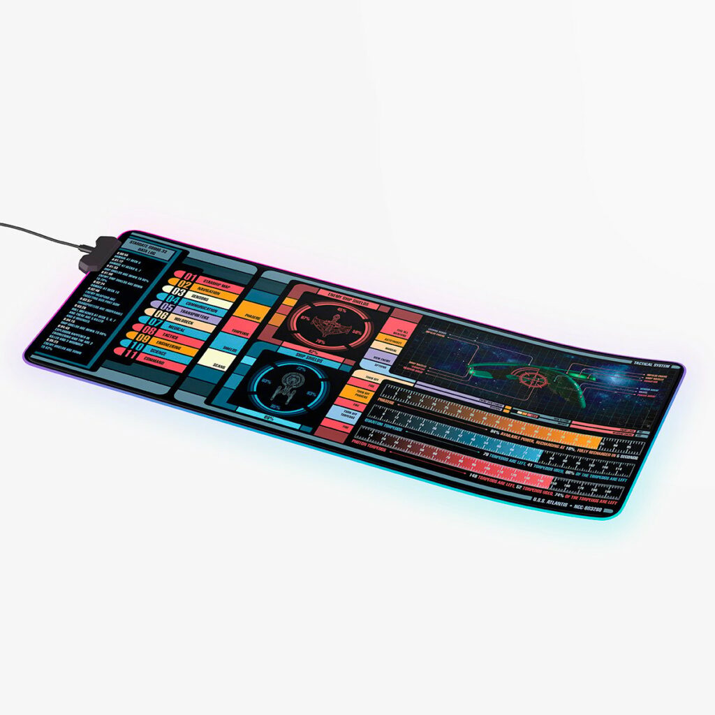 Tactical Console Display LED Desk Mat – Artwork created by Julian ...