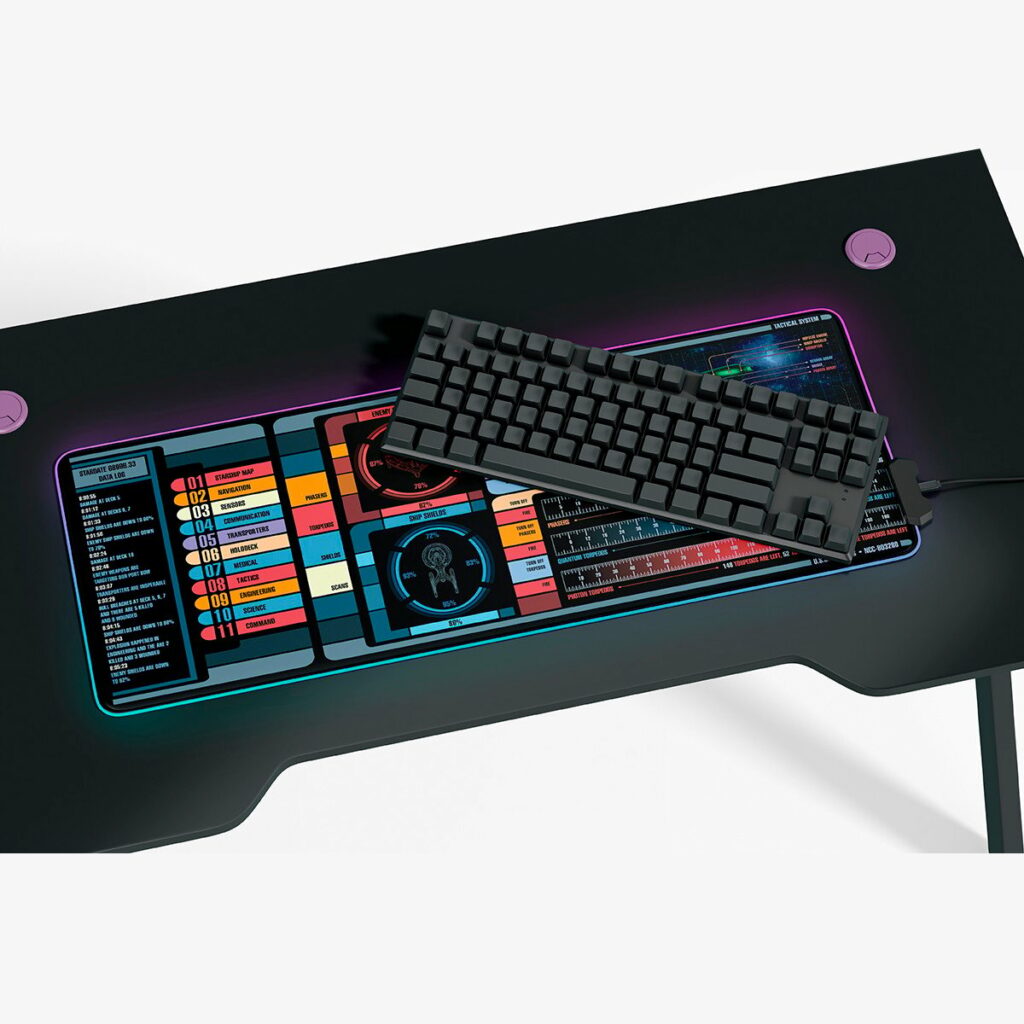 Tactical Console Display LED Desk Mat – Artwork created by Julian ...