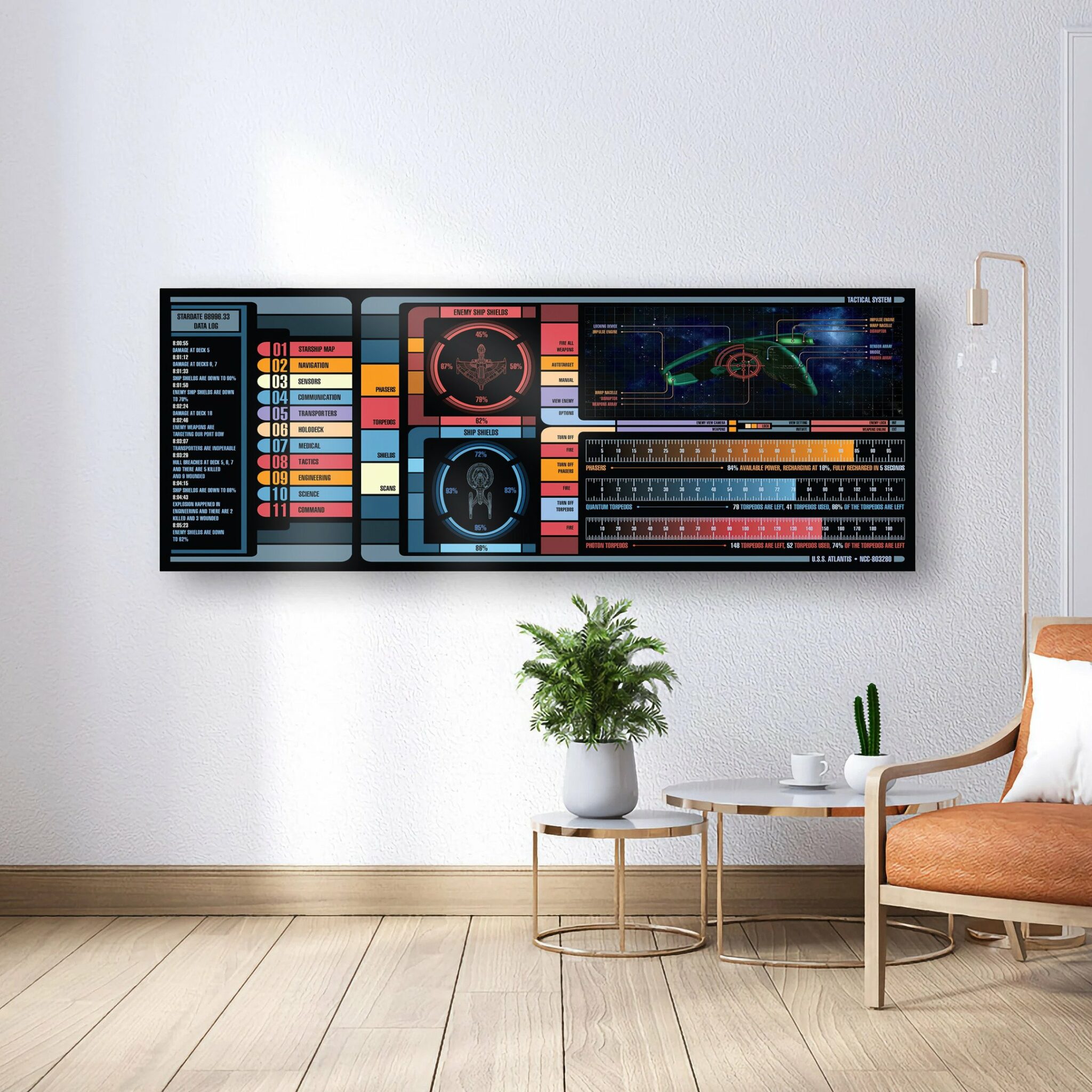 Tactical Console Display Canvas – Artwork created by Julian Easley ...