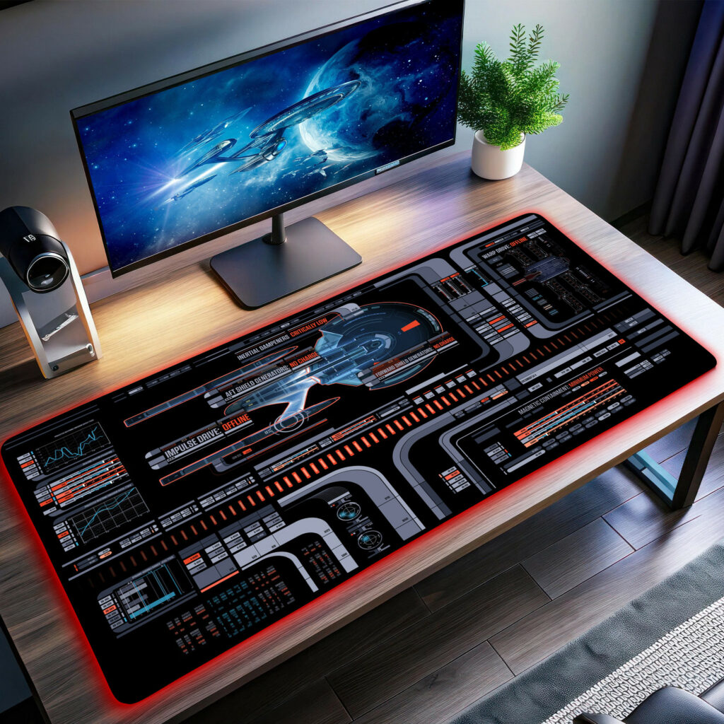 Warp Drive Titan LCARS LED Desk Mat – BohoPride