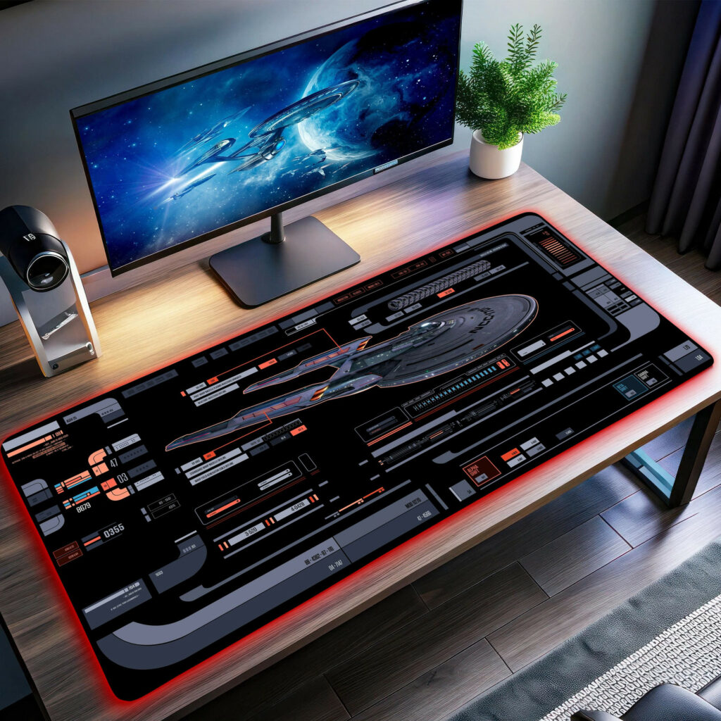 USS Titan Star Trek Picard Season 3 LCARS LED Desk Mat – BohoPride