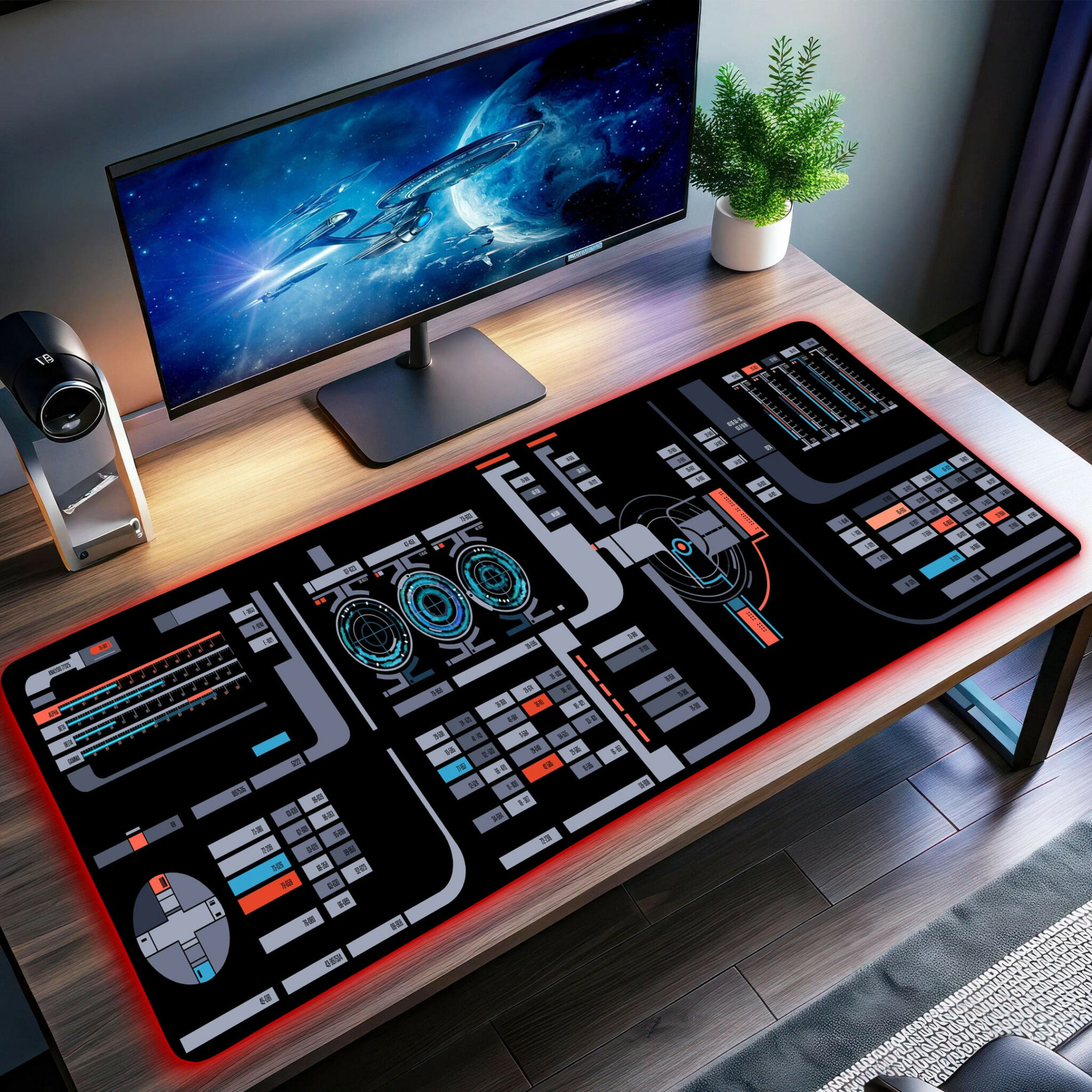USS Titan-A of Star Trek LED Desk Mat – BohoPride