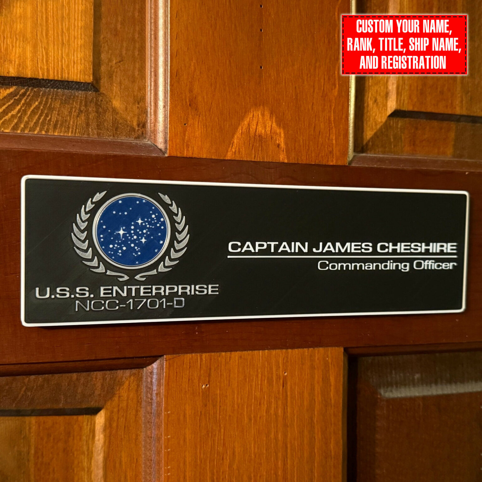 Fully Customizable Federation Door Sign – BohoPride