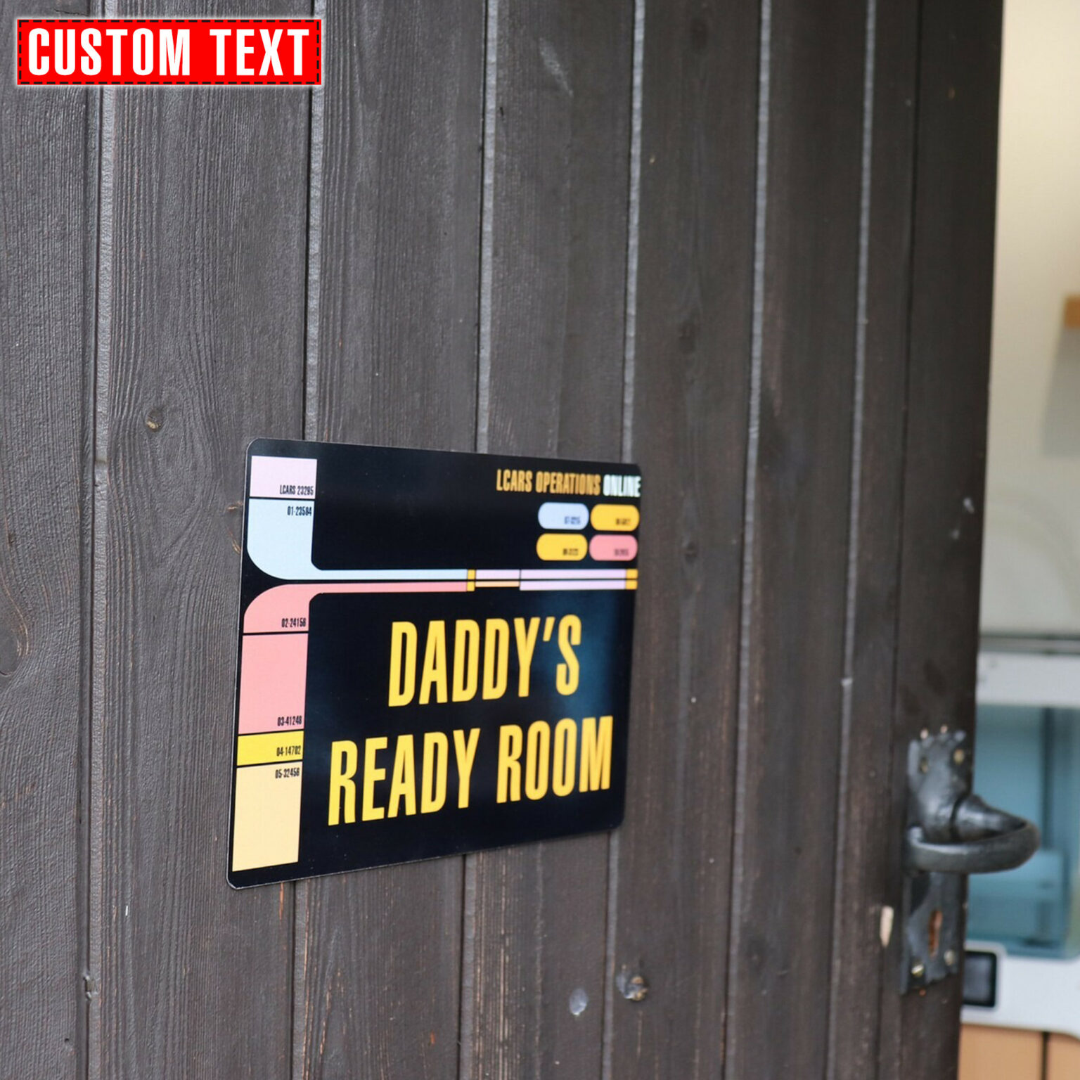 LCARS Personalized Door Sign – BohoPride