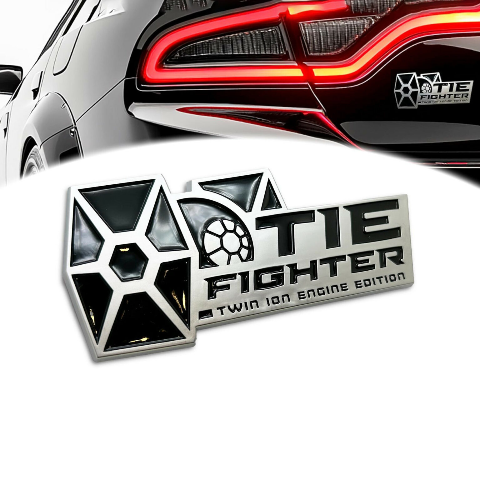 Tie Fighter Twin Ion Engine Edition Car Emblem – BohoPride
