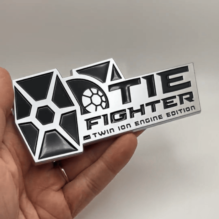 Tie Fighter Twin Ion Engine Edition Car Emblem – BohoPride