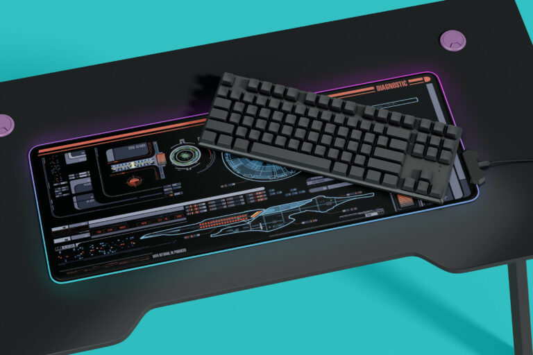 New Trekkers Enterprise-G LCARS LED Desk Mat – BohoPride