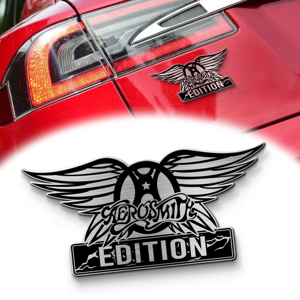 Aerosmith Edition Laser Engraved Car Name Emblem – BohoPride