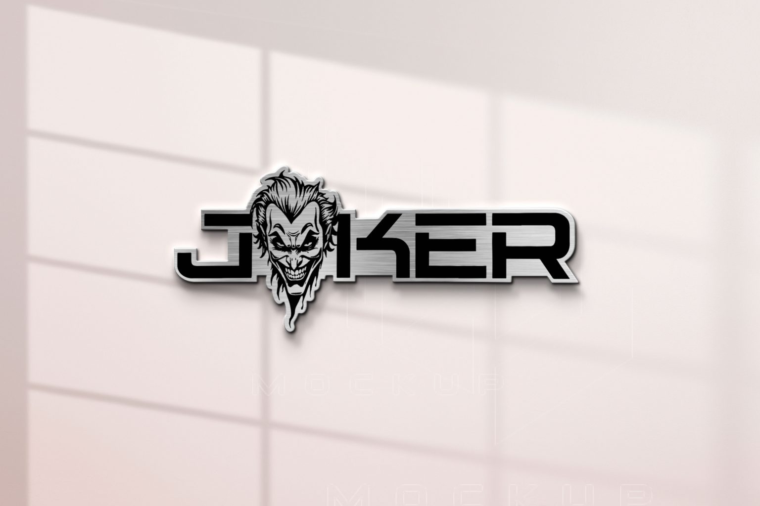 Joker Head Name Edition Laser Engraved Car Emblem – BohoPride
