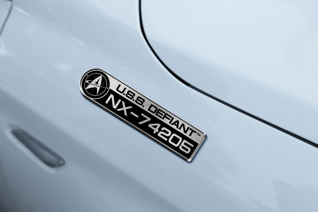 Star Trek U.S.S. Defiant Laser-Engraved Car Badge – BohoPride