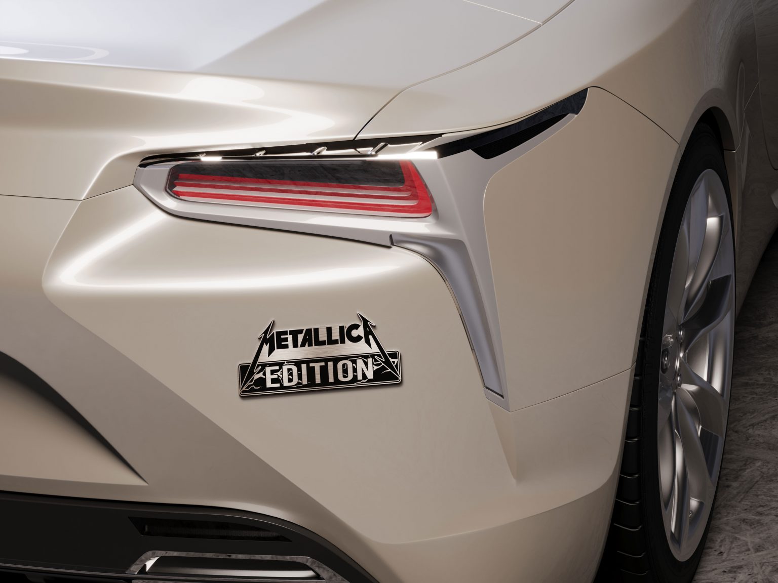 Metallica Edition Laser Engraved Car Name Emblem Version 1 – BohoPride