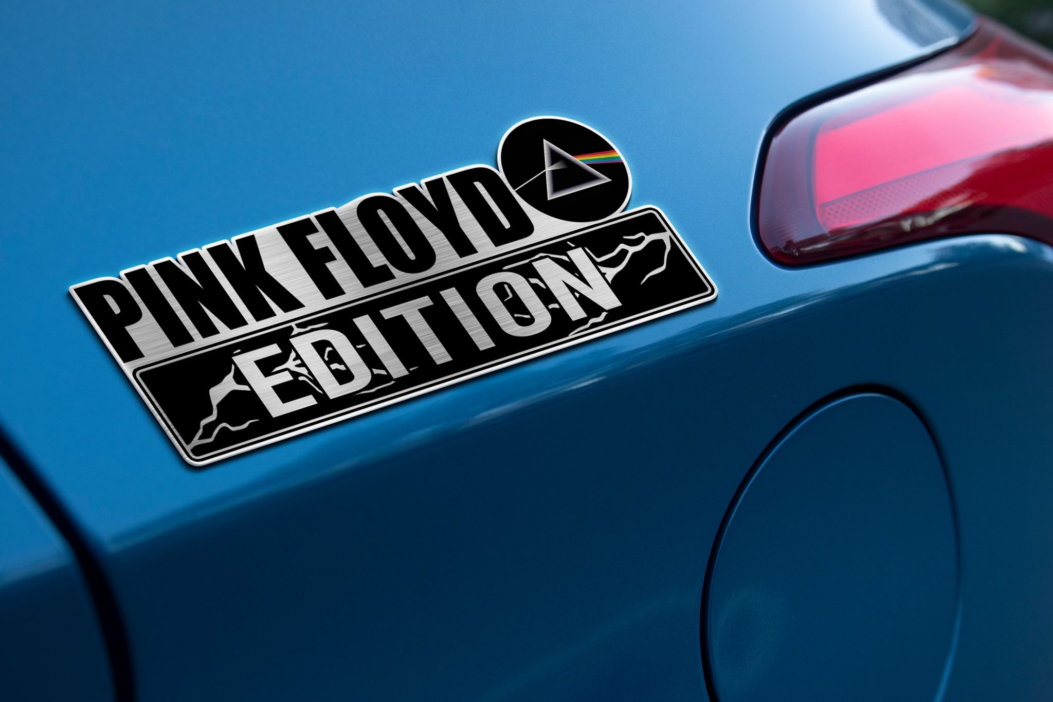 Pink Floyd Edition Laser Engraved Car Name Emblem – BohoPride
