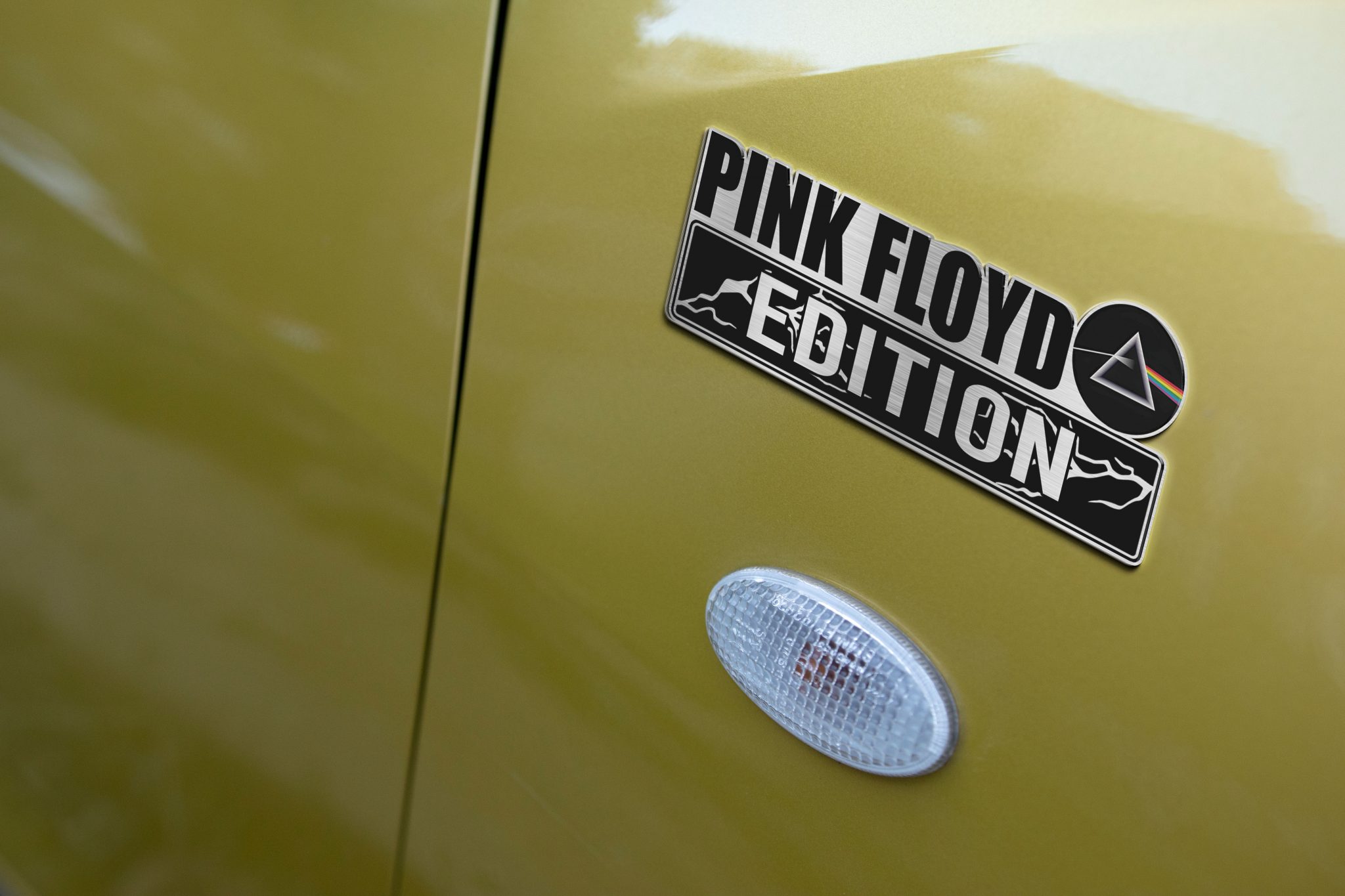 Pink Floyd Edition Laser Engraved Car Name Emblem – BohoPride