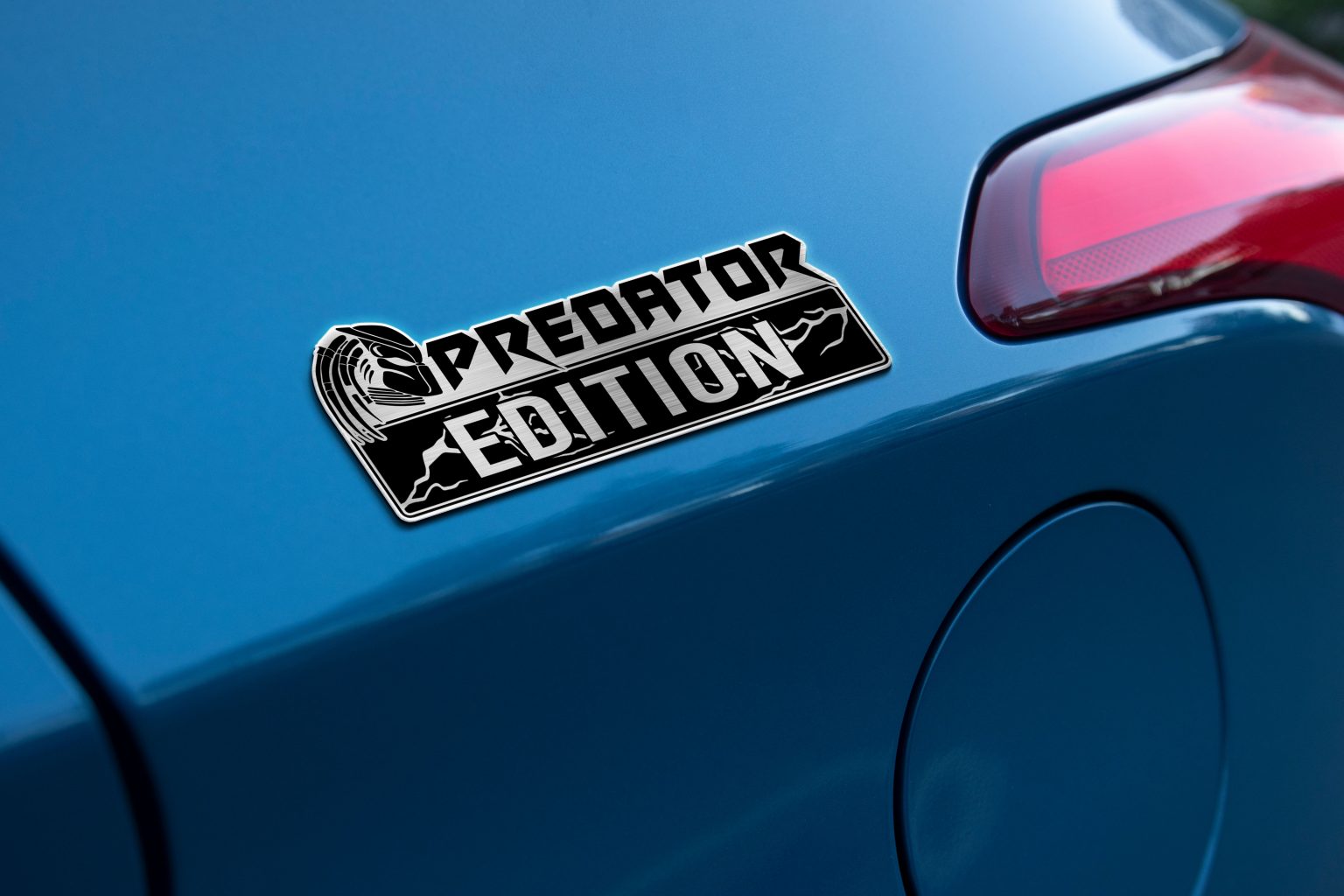 Predator Edition Laser-Engraved Car Badge – BohoPride