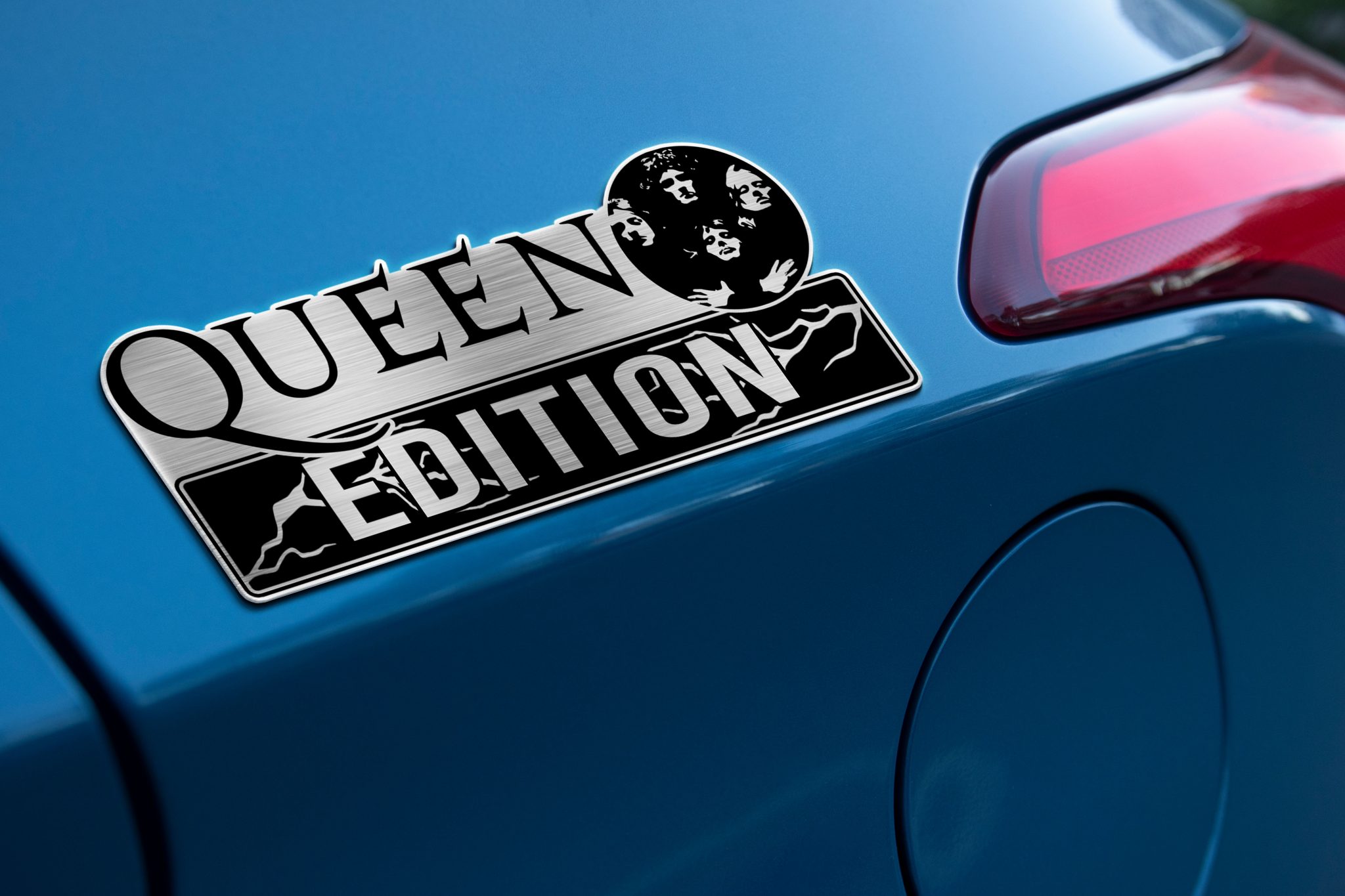 Queen Band Edition Laser Engraved Car Name Emblem – BohoPride