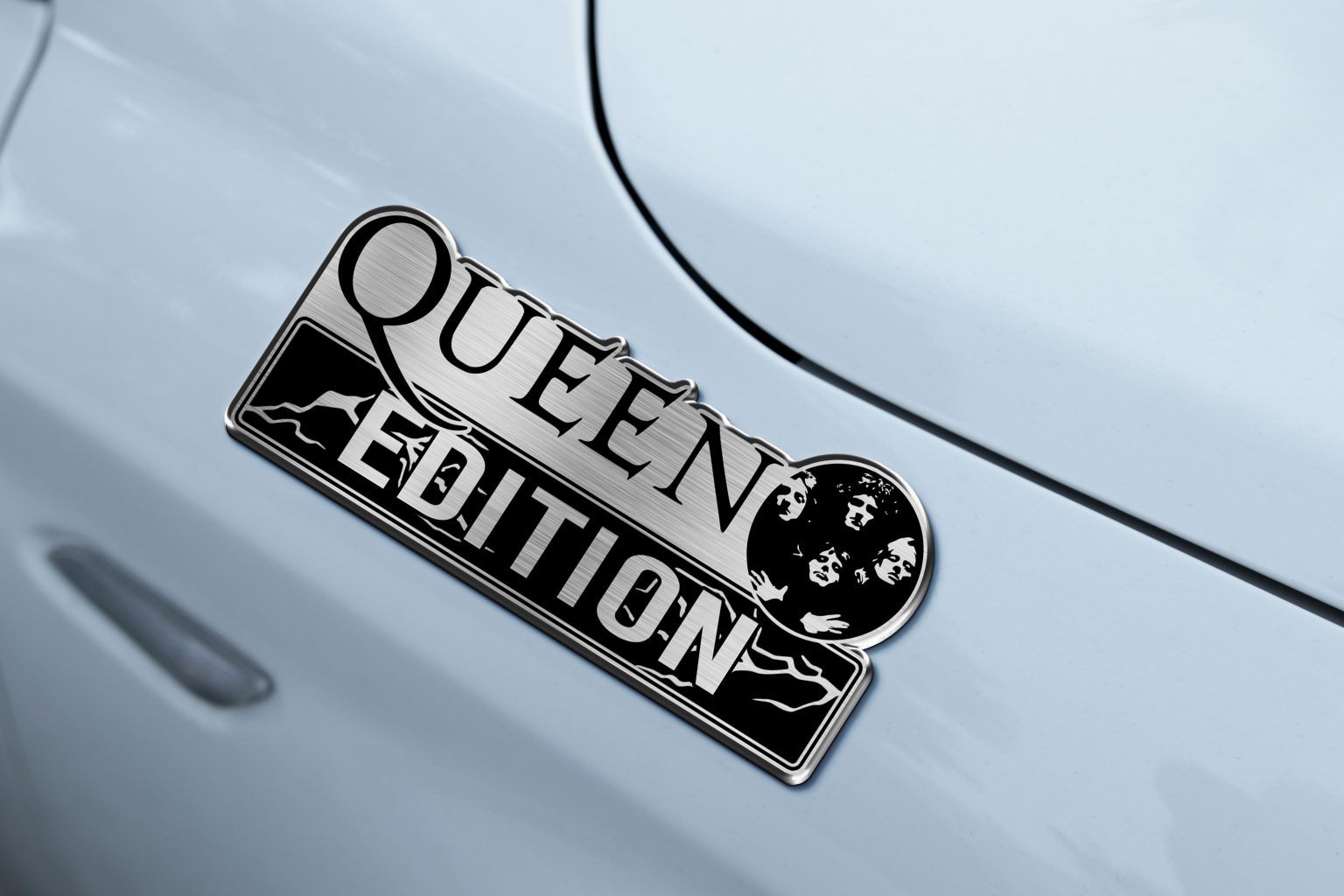 Queen Band Edition Laser Engraved Car Name Emblem – BohoPride