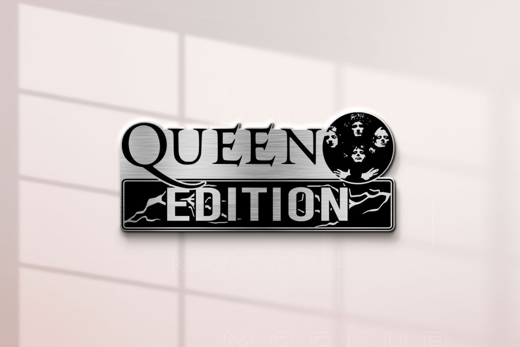 Queen Band Edition Laser Engraved Car Name Emblem – BohoPride