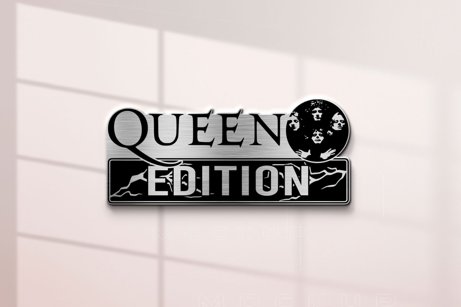 Queen Band Edition Laser Engraved Car Name Emblem – BohoPride