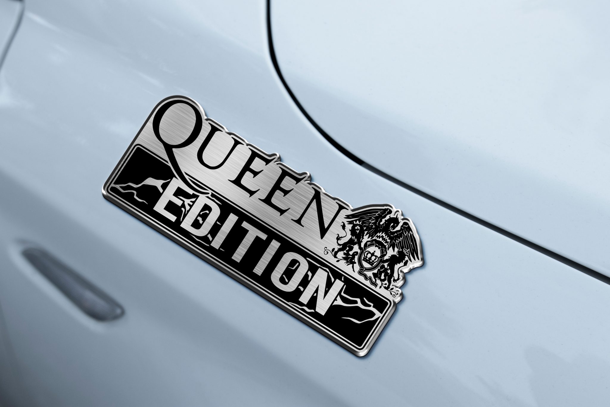 Queen Edition Laser Engraved Car Name Emblem – BohoPride