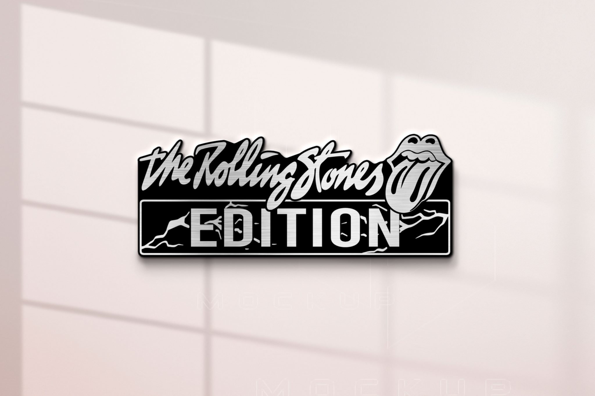 The Rolling Stones Edition Laser Engraved Car Name Emblem – BohoPride