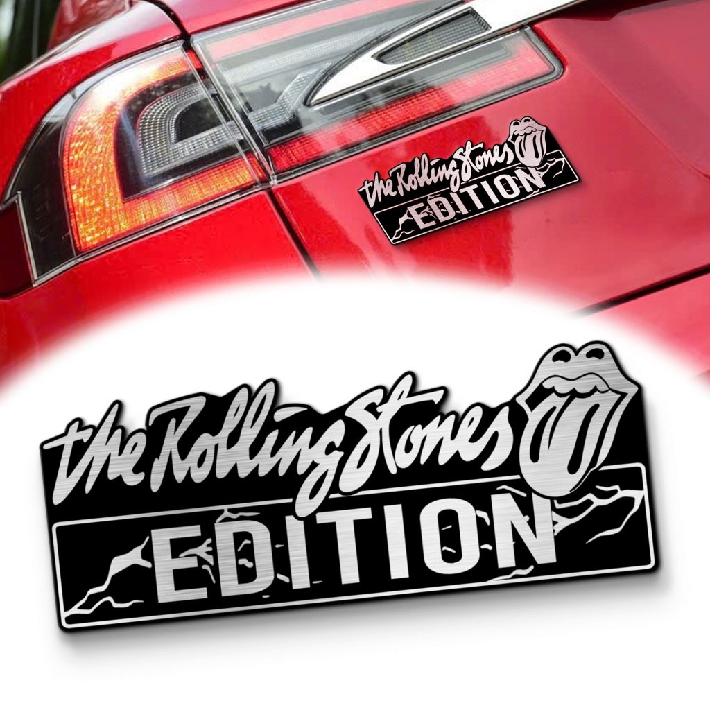 The Rolling Stones Edition Laser Engraved Car Name Emblem – BohoPride