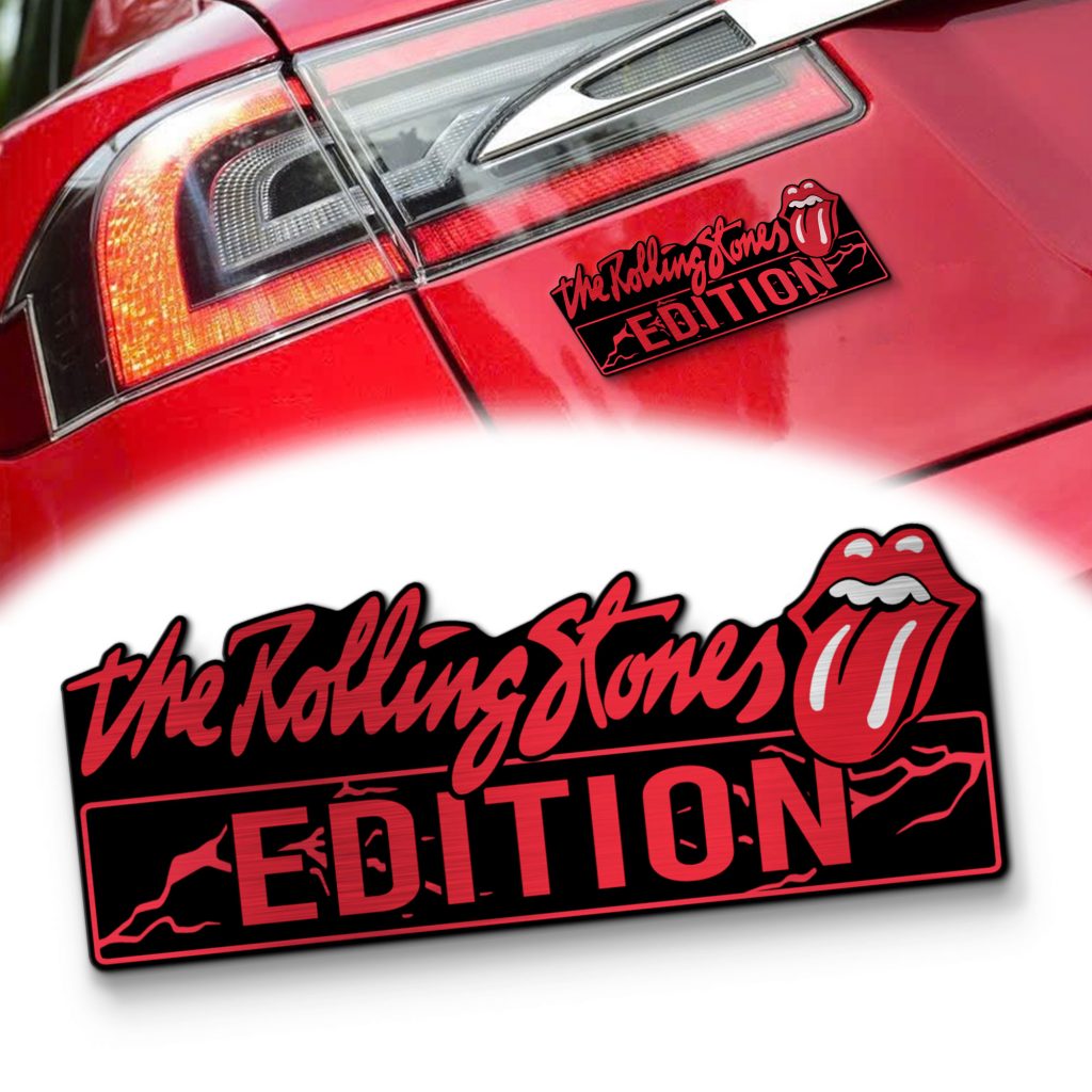 The Rolling Stones Edition Laser Engraved Car Name Emblem – BohoPride