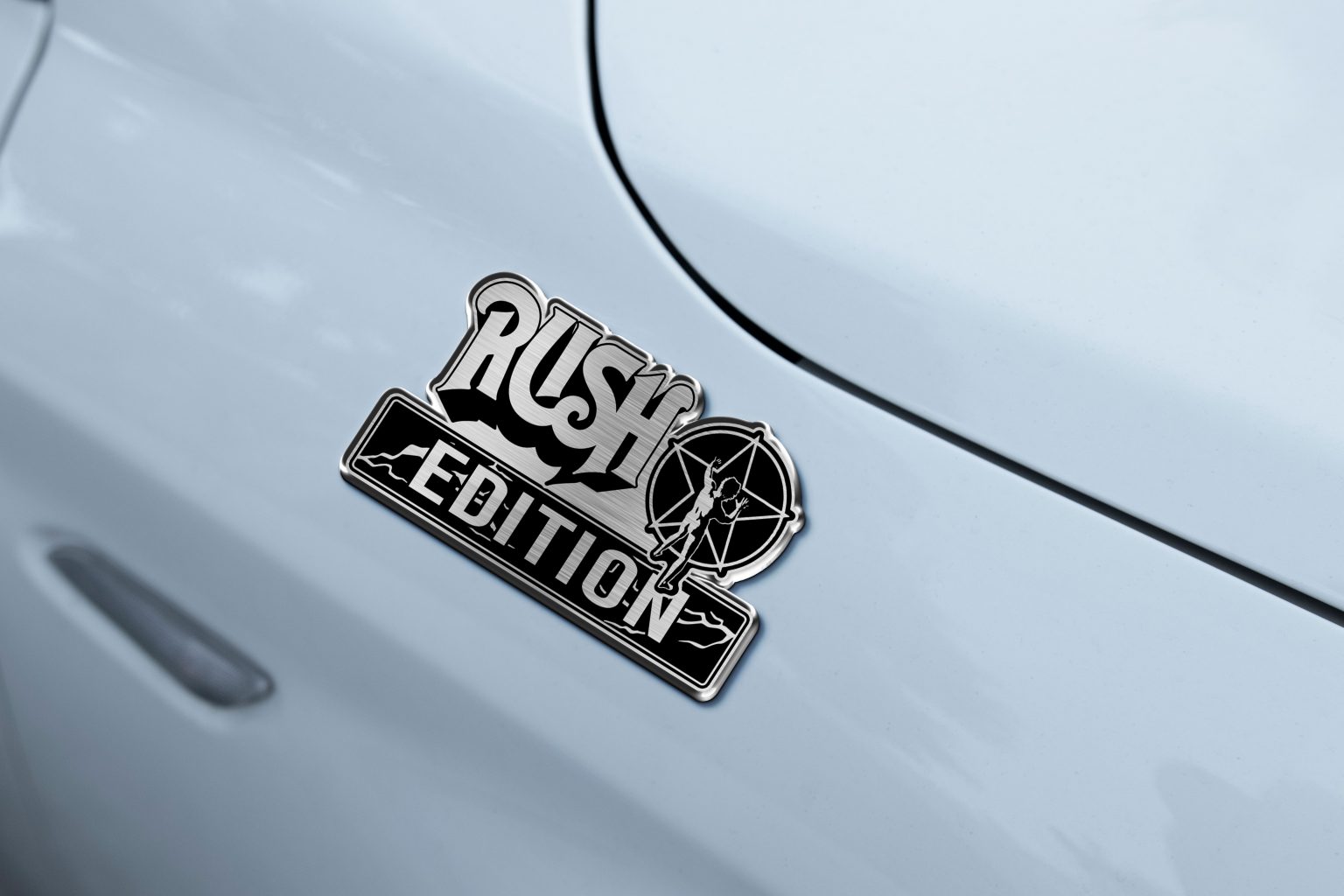 Rush Edition Laser Engraved Car Name Emblem – BohoPride
