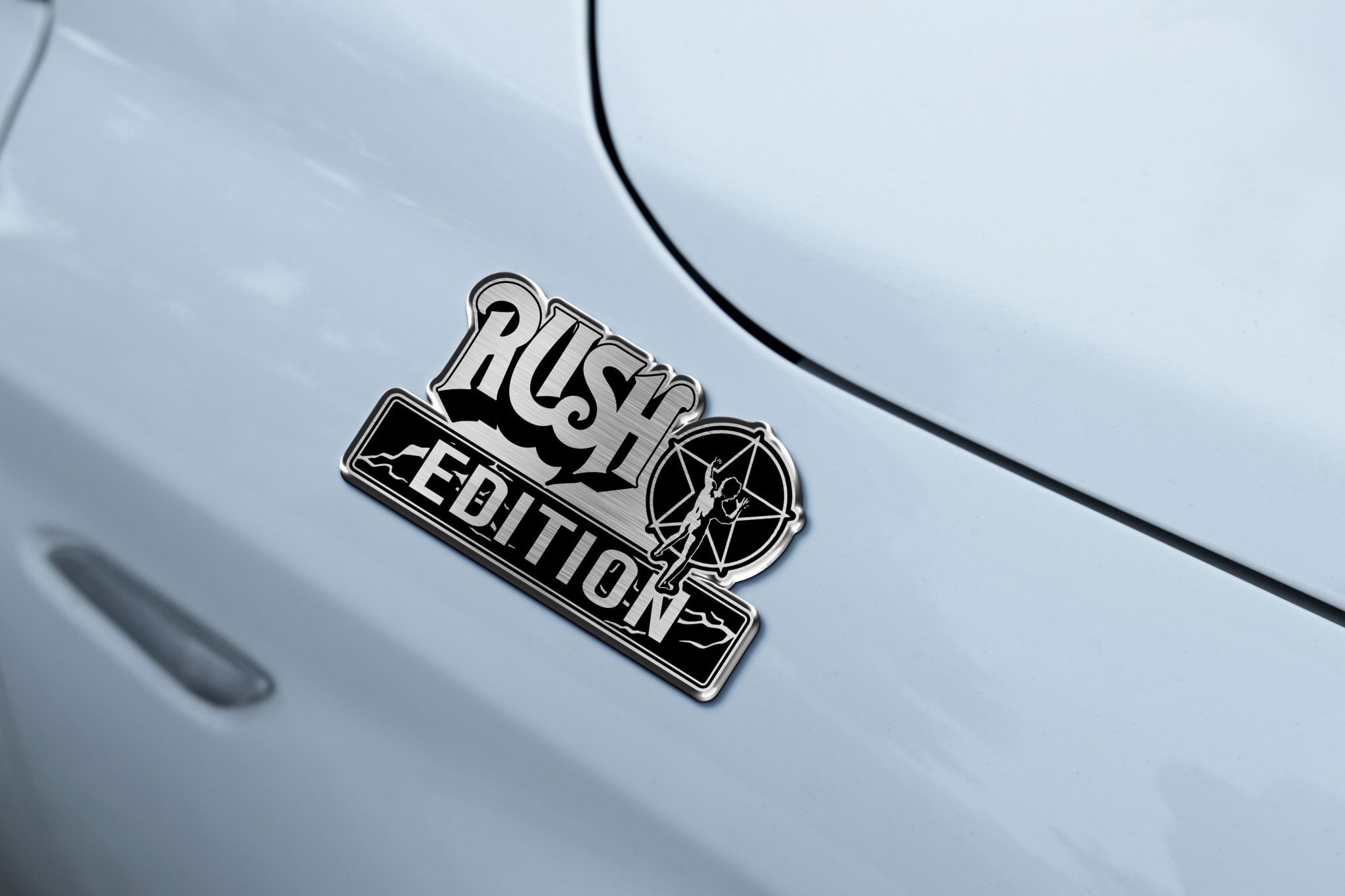 Rush Edition Laser Engraved Car Name Emblem – BohoPride