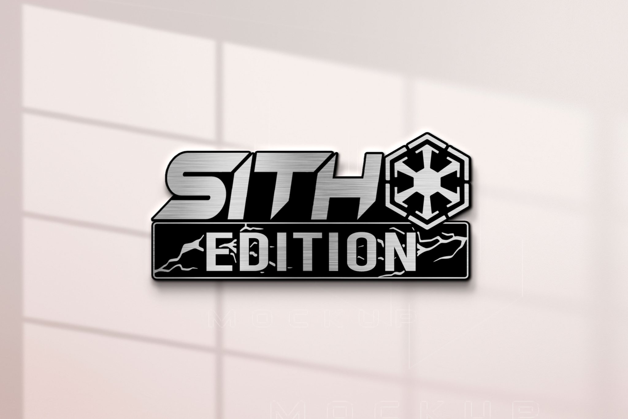 Sith Edition Laser-Engraved Car Badge – BohoPride