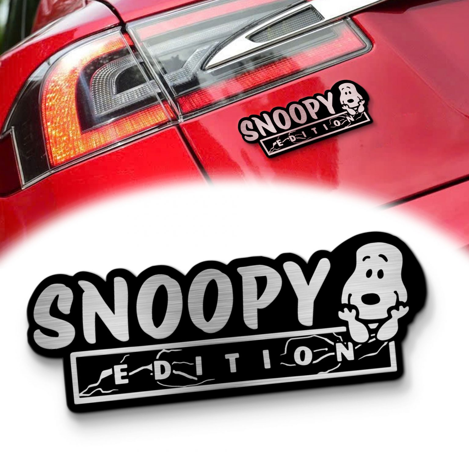 Snoopy Edition Laser Engraved Car Name – BohoPride