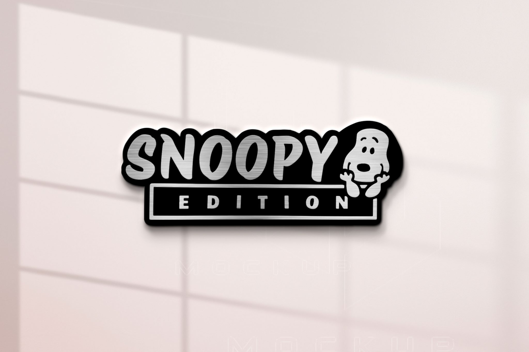 Snoopy Edition Laser Engraved Car Name – BohoPride