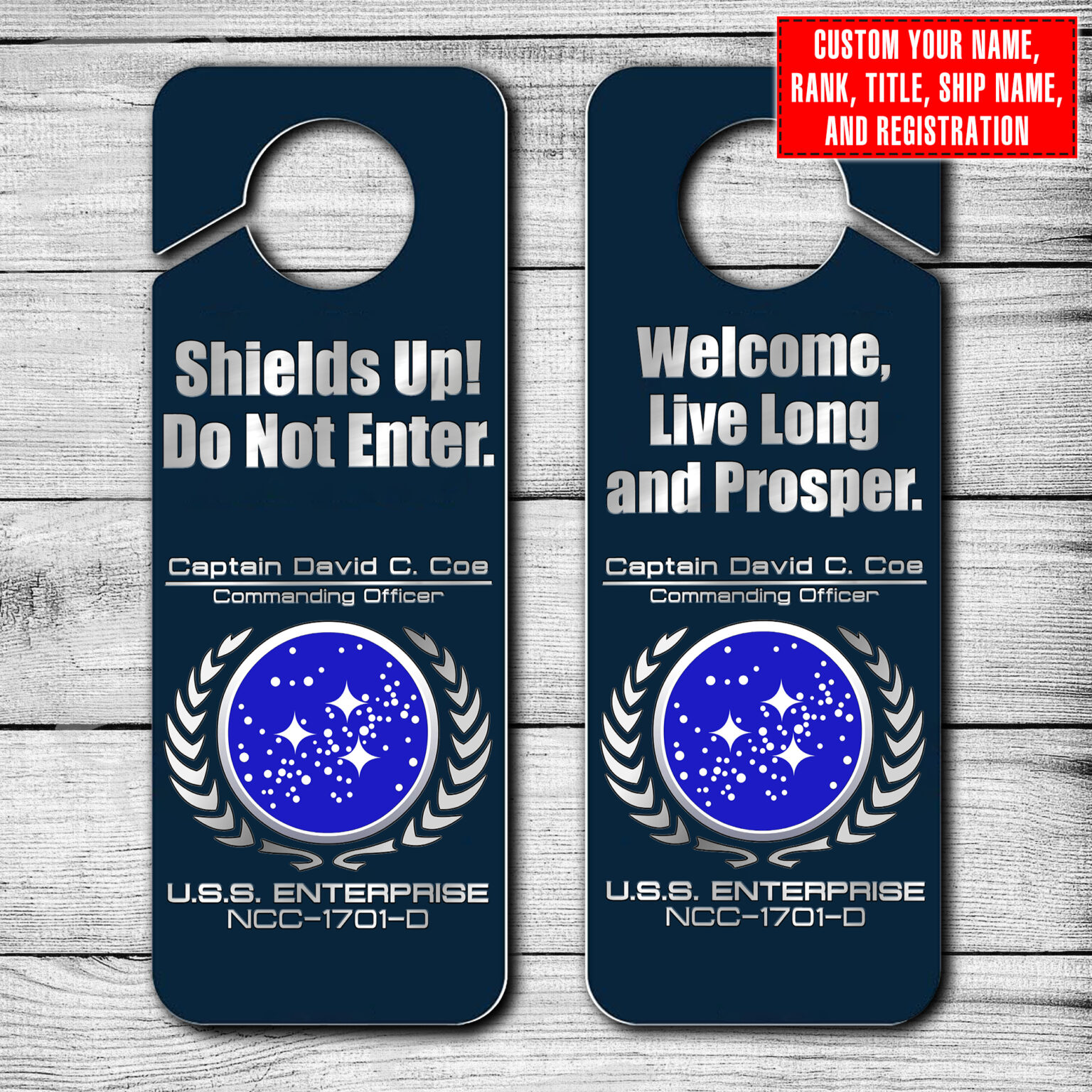 Star Trek Personalized Door Hangers – BohoPride