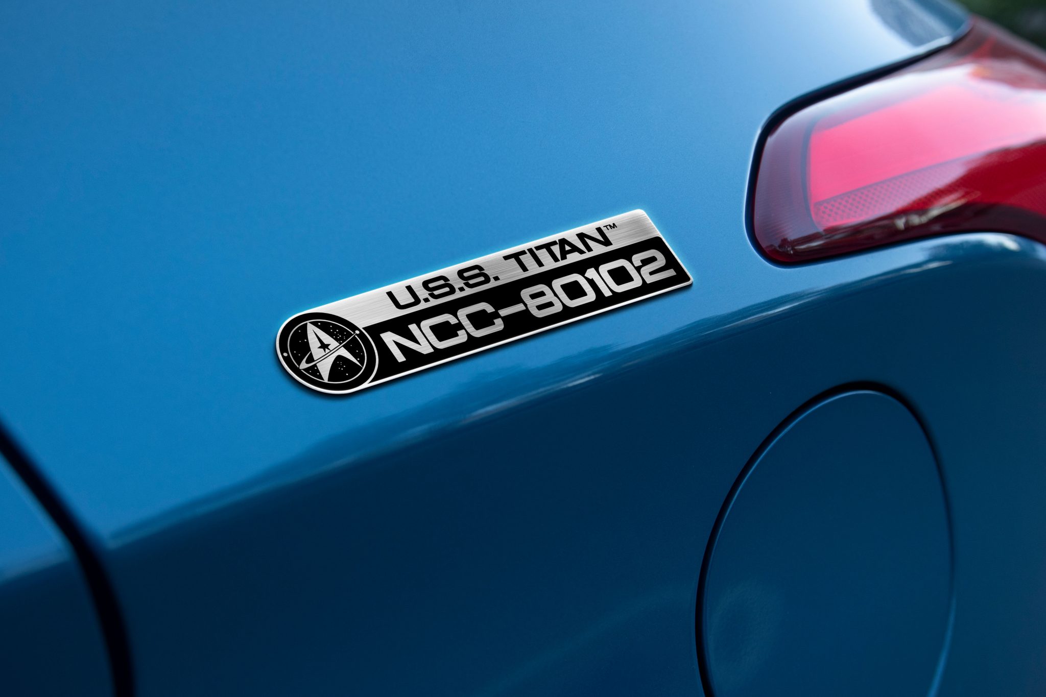 Star Trek U.S.S. Titan Laser-Engraved Car Badge – BohoPride