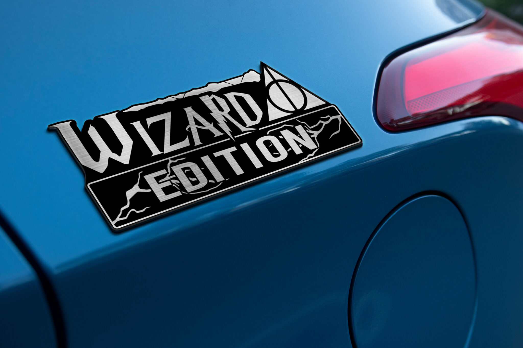 Wizard Powered Car Badge – BohoPride