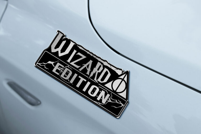 Wizard Powered Car Badge – BohoPride