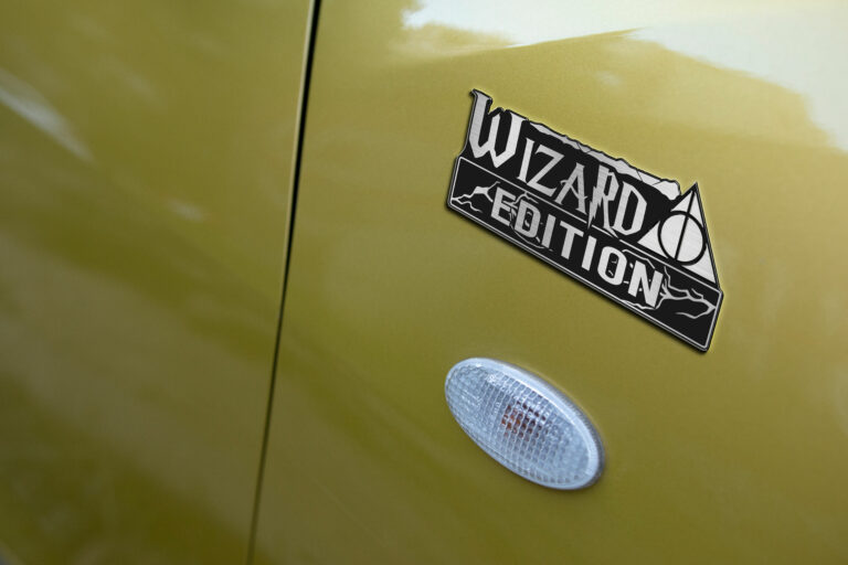 Wizard Powered Car Badge – BohoPride
