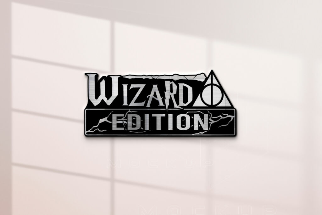 Wizard Powered Car Badge – BohoPride