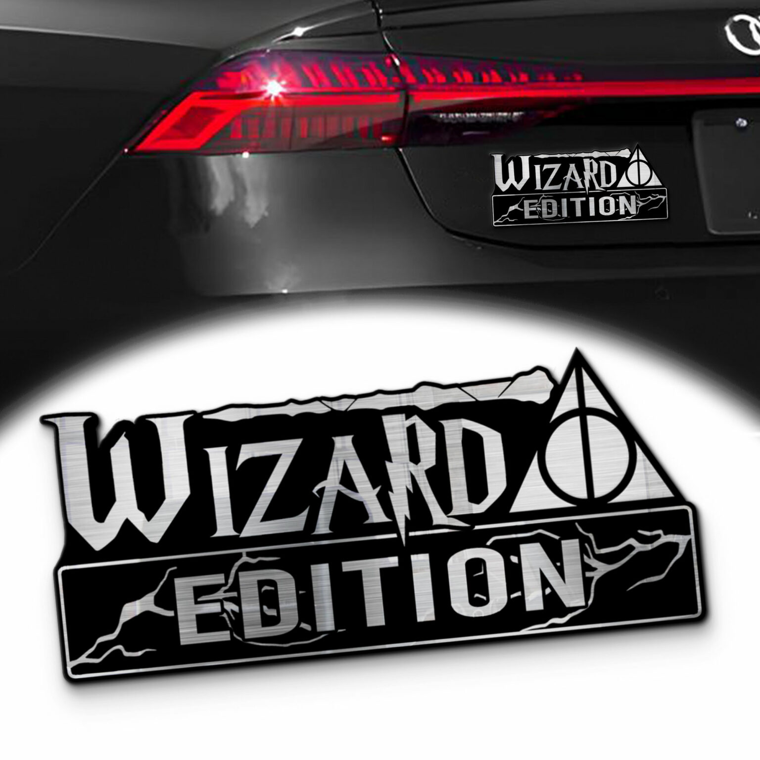 Wizard Powered Car Badge – BohoPride
