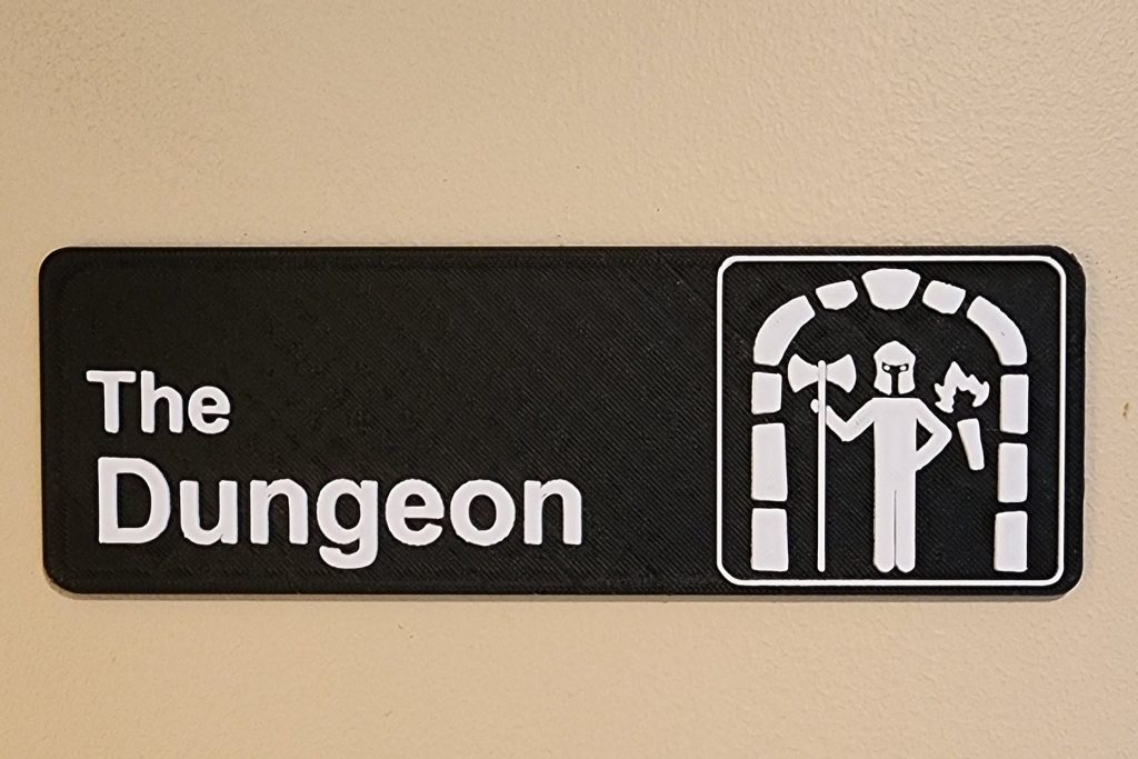 The Dungeon Office Door Sign – BohoPride