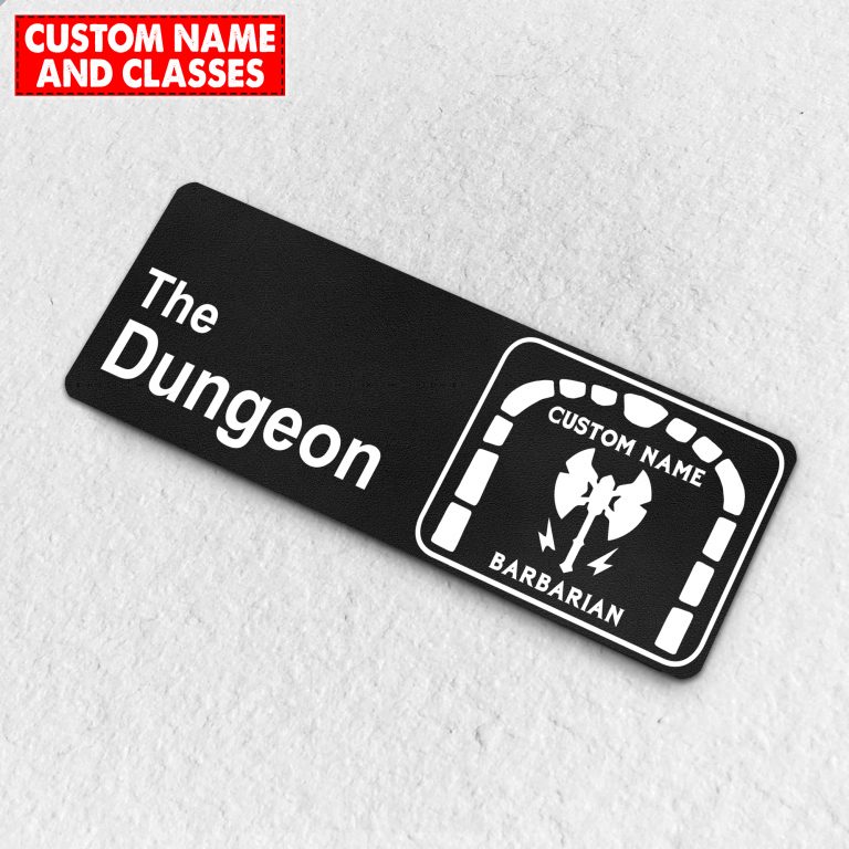 Personalized Dungeons & Dragons Door Sign – BohoPride