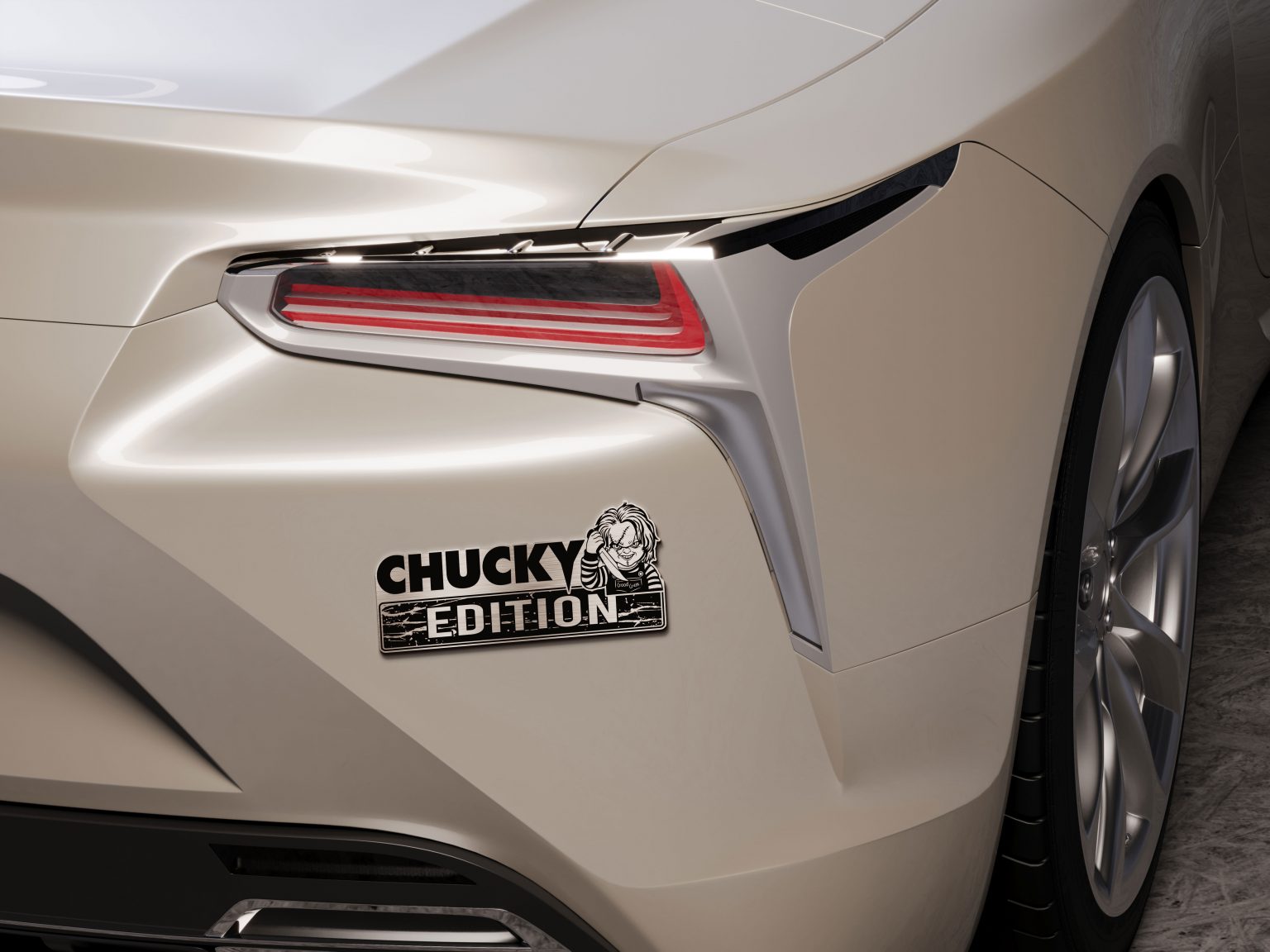 Chucky Edition Laser Engraved Car Name Emblem – BohoPride