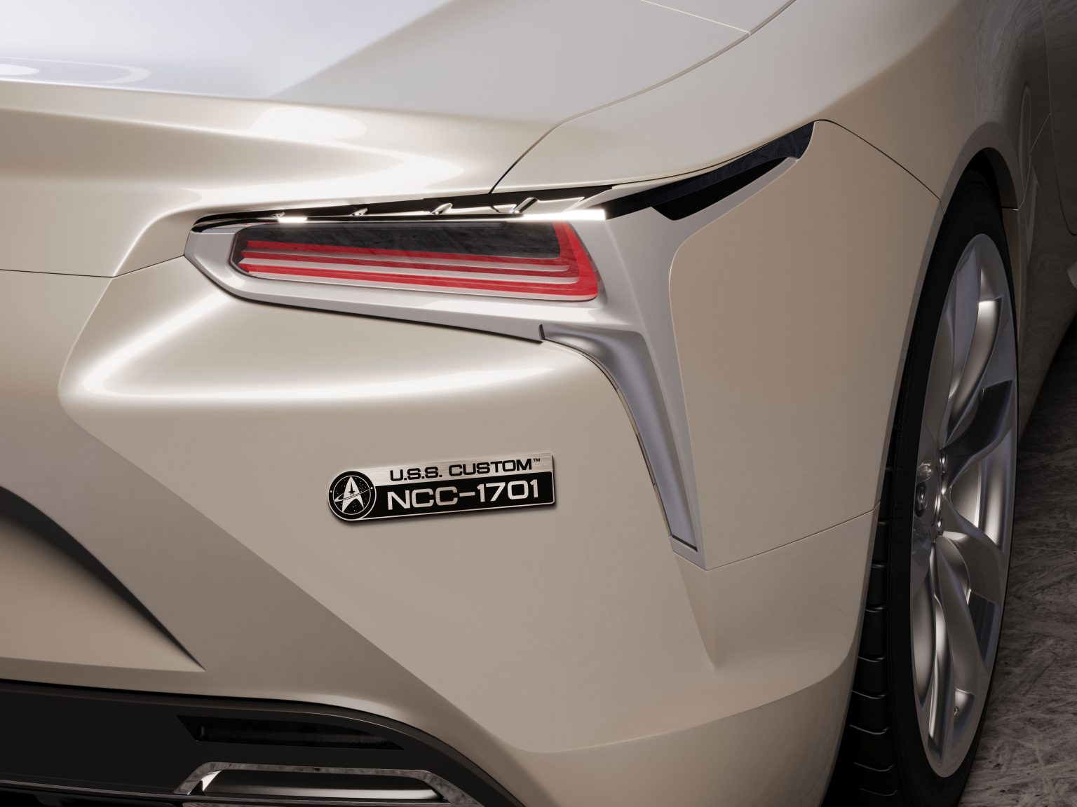 Personalized Star Trek Laser-Engraved Car Badge – BohoPride