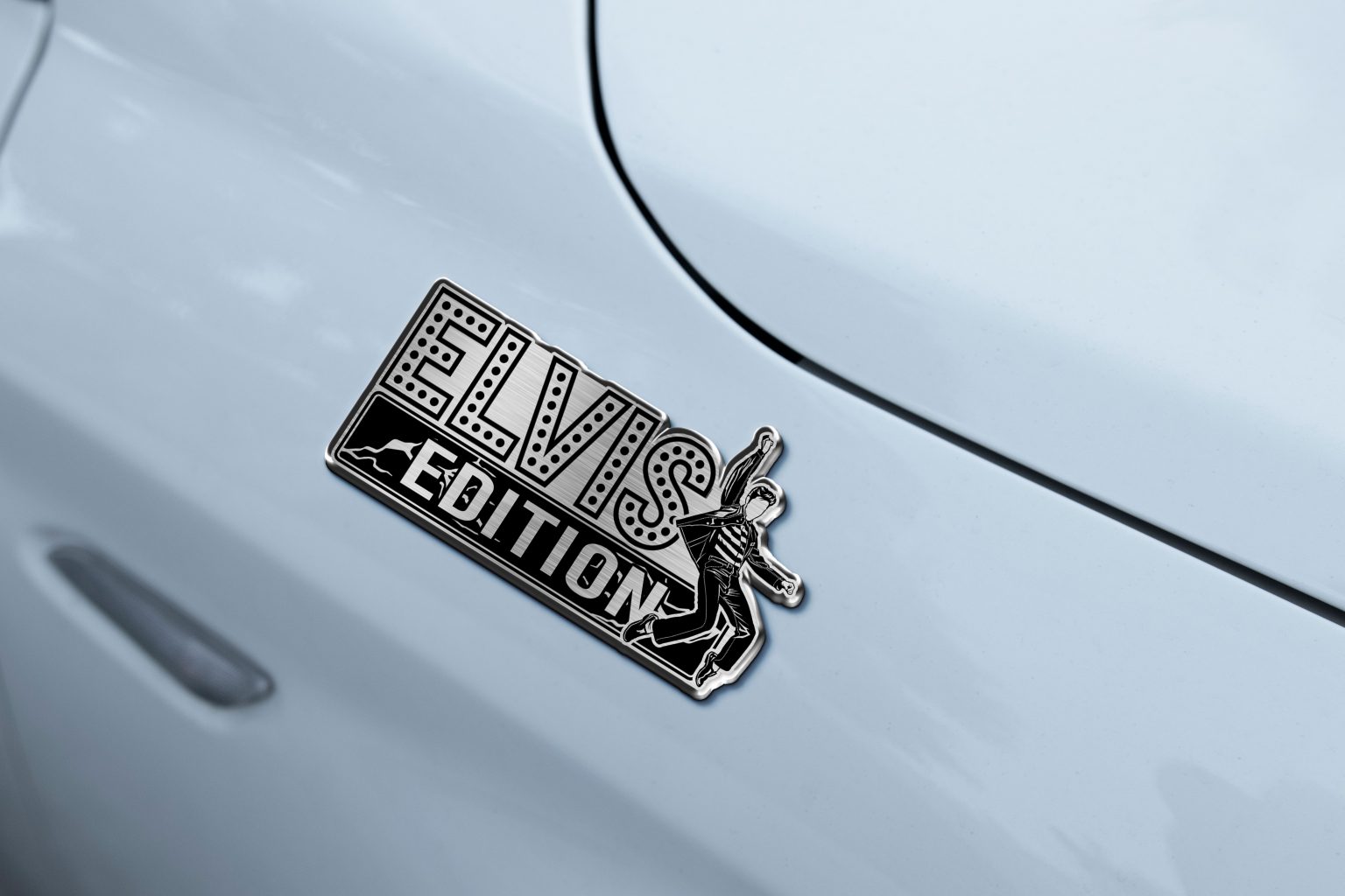 Elvis Presley Edition Laser Engraved Car Name Emblem – BohoPride
