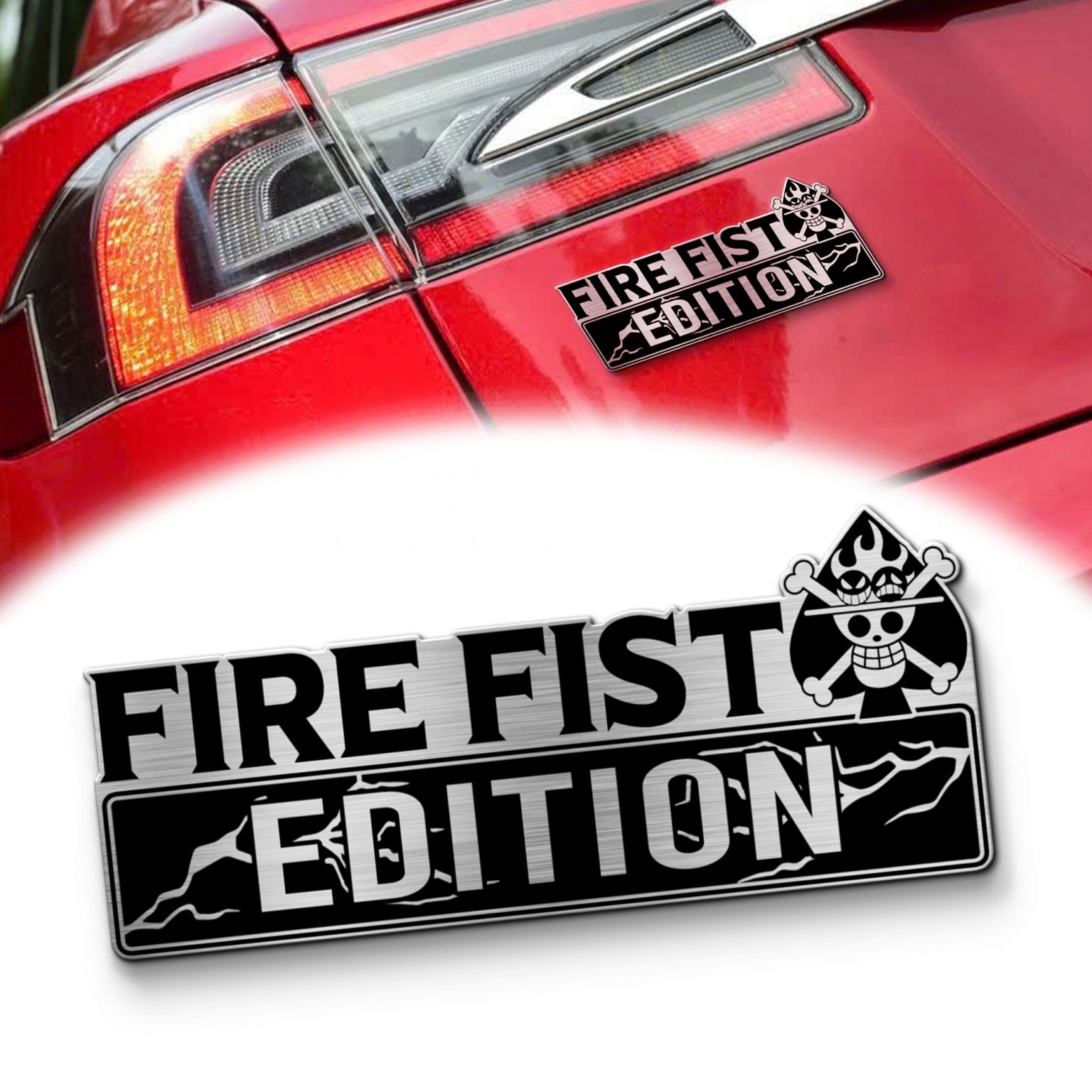 FIRE FIST Edition Laser-Engraved Car Badge – BohoPride