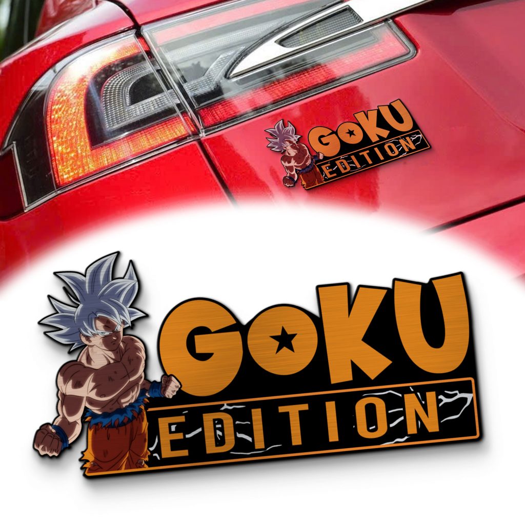 Goku Edition – Ultra Instinct Laser-Engraved Car Badge – BohoPride