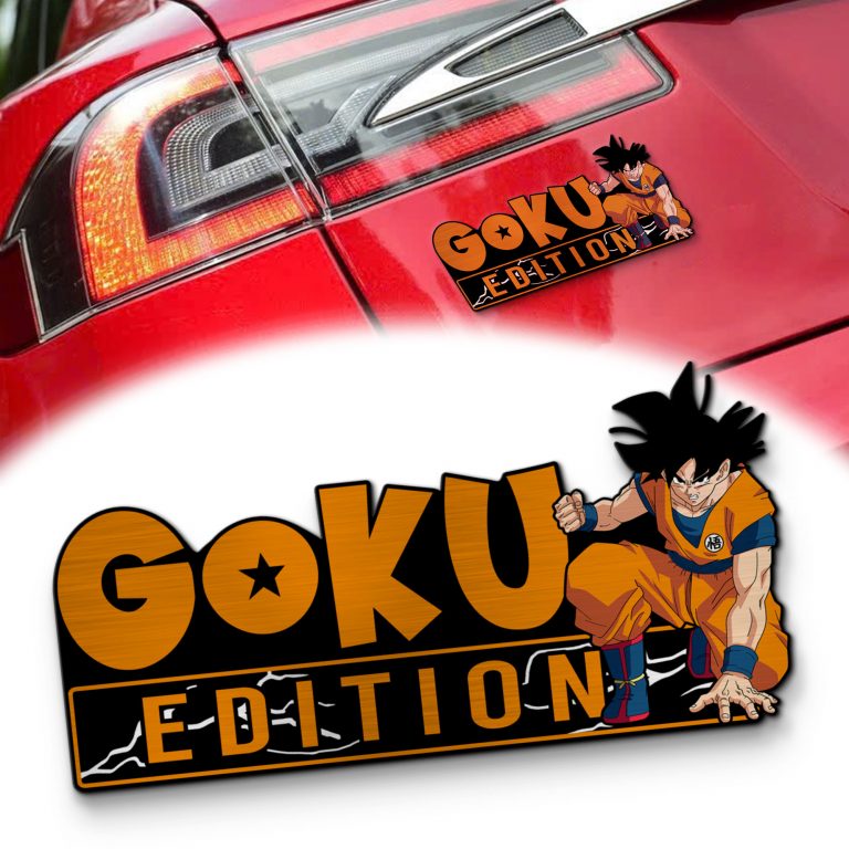 Goku Edition – Base Form Laser-Engraved Car Badge – BohoPride