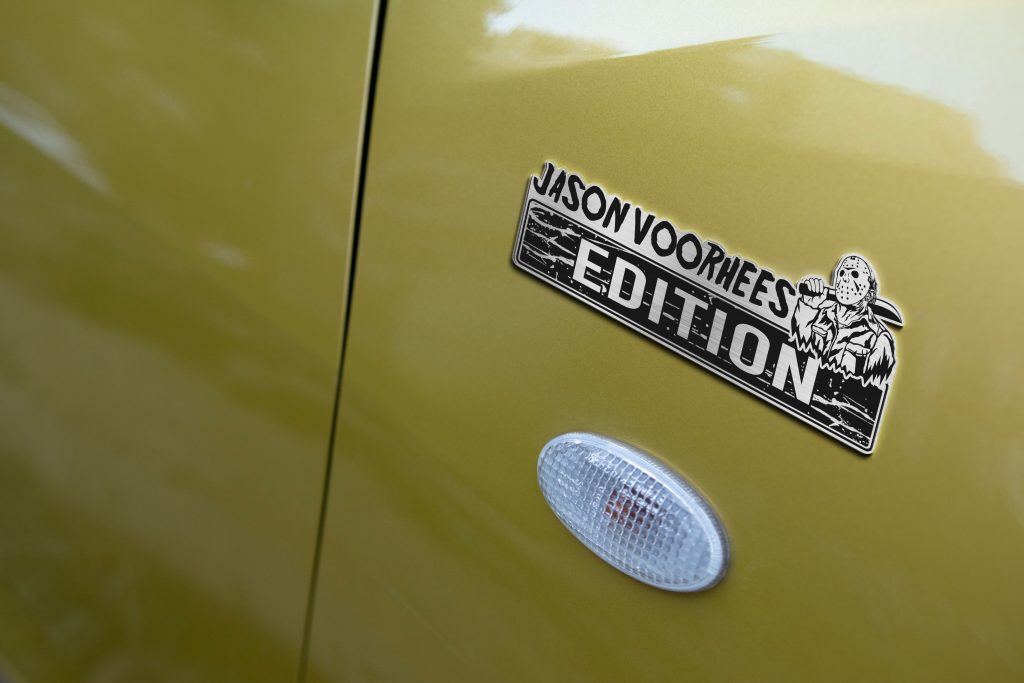 Jason Voorhees Edition Laser Engraved Car Name Emblem – BohoPride